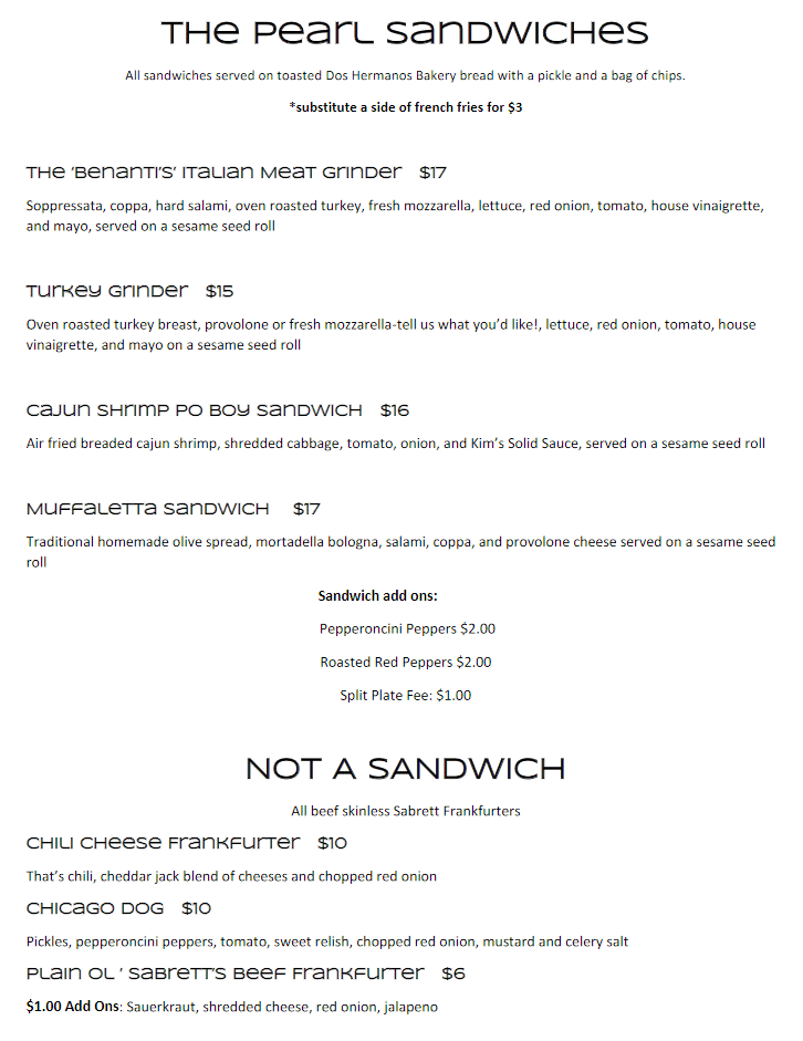 The Pearl Seaside – Your new favorite bar.